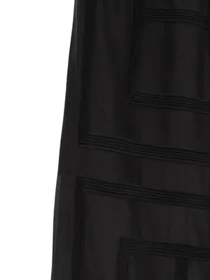 TOTEME Straight Wide-leg Trousers - Black