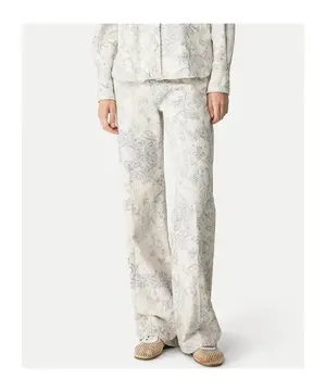 FORTE_FORTE Printed Paisley Trousers