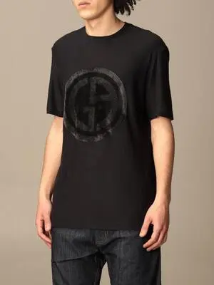 Giorgio Armani Flocked T-shirt