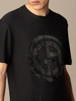 Giorgio Armani Flocked T-shirt