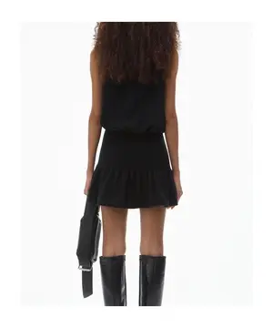 Alexander Wang Ruched Halterneck Mini Dress