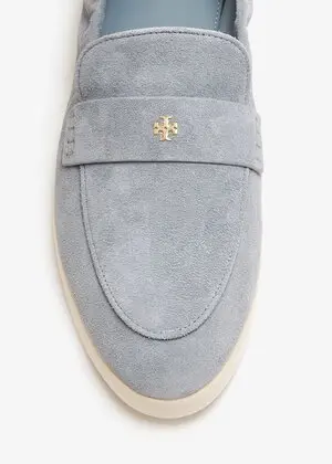 Tory Burch Suede Ballet Sport Loafers - Blue