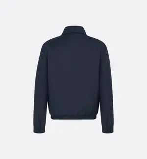 Dior Reversible Quilted Cannage Zipped Jacket - Blue