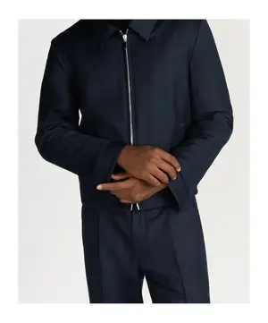 Dior Reversible Quilted Cannage Zipped Jacket - Blue