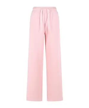 Polo Ralph Lauren Wide-leg Logo Embroidered Drawstring Pants - Pink