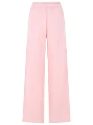 Polo Ralph Lauren Wide-leg Logo Embroidered Drawstring Pants - Pink