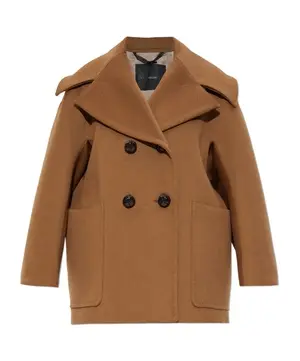 Max Mara Mario Double-breasted Coat - Brown