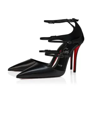 CHRISTIAN LOUBOUTIN Strappy Pointed Heeled Pumps