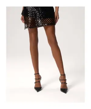 CHRISTIAN LOUBOUTIN Strappy Pointed Heeled Pumps