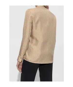 Versace Chain Print Long-sleeved Shirt