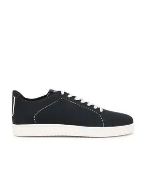 Emporio Armani Logo Lace-up Sneakers - Black