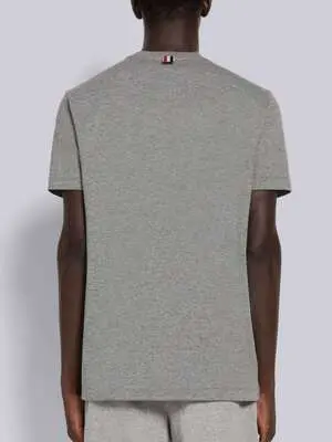 Thom Browne Anchor Embroidered Crewneck T-shirt