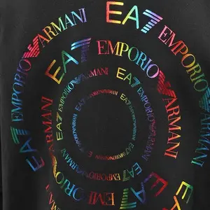 EA7 Logo-print Drawstring Hoodie