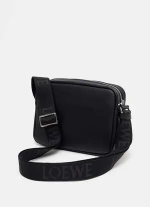 Loewe Logo Lettering Zipped Shoulder Bag