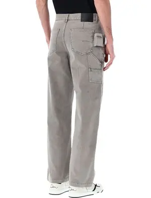 Dior Carpenter Jeans With Cannage Embroidery