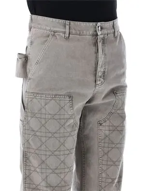 Dior Carpenter Jeans With Cannage Embroidery