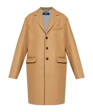 Dsquared2 Single-breasted Mid-length Coat