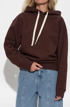 JIL SANDER Terry Drawstring Hoodie