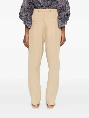 Isabel Marant Étoile Falcona Straight-leg Trousers - Nude