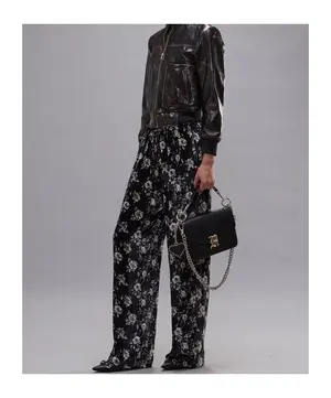 R13 Floral Printed Wide-leg Trousers