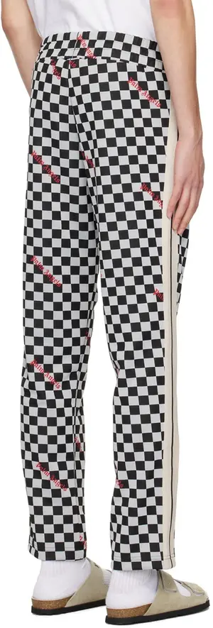 Palm Angels Elasticated Waistband Damier Pants
