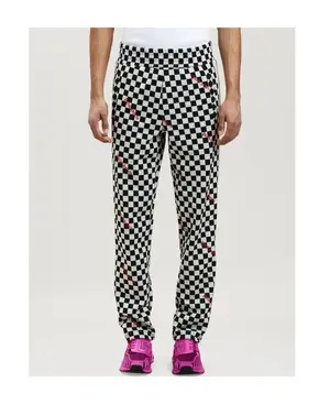 Palm Angels Elasticated Waistband Damier Pants