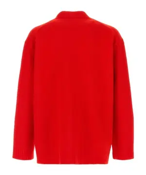 JIL SANDER V-neck Button-down Cardigan - Red