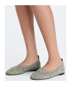 Tory Burch Embellished Ballet Flats - Blue