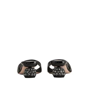 ROGER VIVIER Embellished Leather Mules