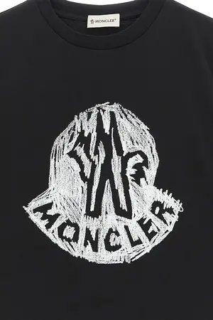Moncler Logo Printed Crewneck T-shirt