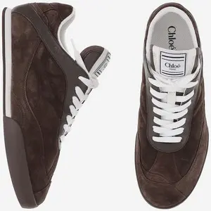 Chloé Kick Lace-up Sneakers - Brown