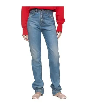 MAISON MARGIELA Vintage Effect Straight Leg Jeans