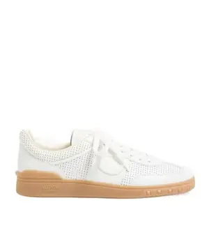 Valentino Garavani Upvillage Perforated Lace-up Sneakers - White