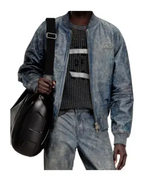 DIESEL® L-cobb Bomber Jacket - Blue