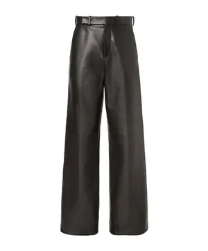 Fendi Nappa Leather Trousers
