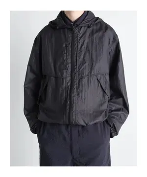 LEMAIRE Hooded Zipped Windbreaker