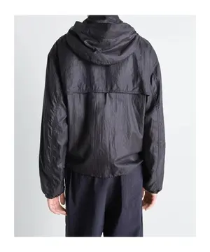 LEMAIRE Hooded Zipped Windbreaker - Gray-black