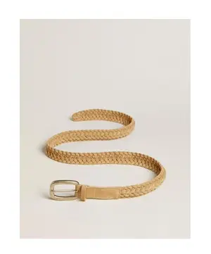 GOLDEN GOOSE Woven Leather Belt