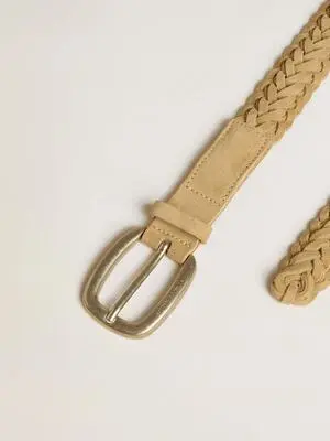 GOLDEN GOOSE Woven Leather Belt