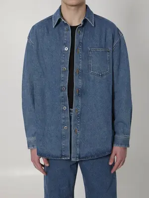 Loewe Anagram Denim Shirt - Blue