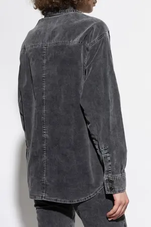 Isabel Marant Étoile Oriana Corduroy Shirt Jacket - Grey