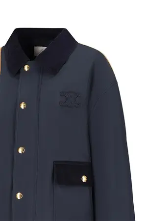 Celine Triomphe Jacket In Nylon