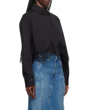 Burberry Lace-detailed Shirt