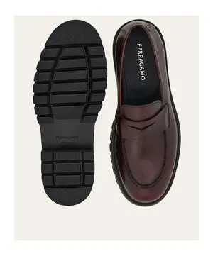 FERRAGAMO Penny Loafer With Chunky Sole