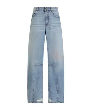 Dolce & Gabbana Paneled Distressed Jeans
