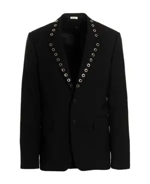 Alexander McQueen Eyelets Single-breasted Jacket