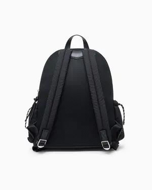 Emporio Armani Quilted Logo Plaque Zip-up Backpack