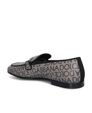 Dolce & Gabbana Logo Jacquard Loafers