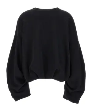 Dries Van Noten Draped Sweatshirt - Black