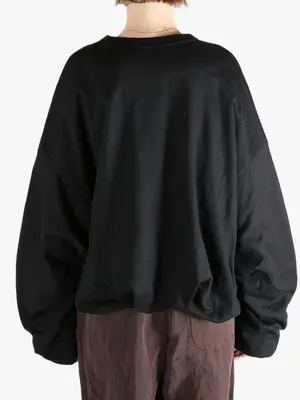 Dries Van Noten Draped Sweatshirt - Black